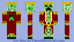 CREEPER KING Minecraft Skin