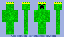 Creeper King Minecraft Skin