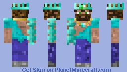 steve king Minecraft Skin