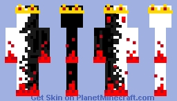 King Red Fire Minecraft Skin
