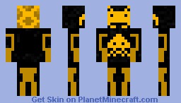 Space Invaders (GOLD) Minecraft Skin
