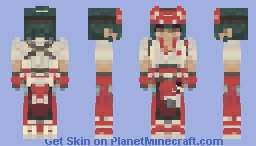 protector of kanezaka, kiriko kamori Minecraft Skin