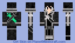 Kirigaya Kazuto AKA Kirito Minecraft Skin