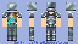 Diamond knight Minecraft Skin