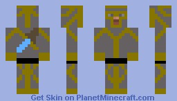 The Yellow Knight Minecraft Skin