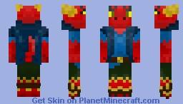 Kobold Adventurer (Slim) Minecraft Skin