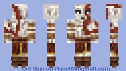 Kratos | GOW 1 Minecraft Skin