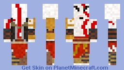 Kratos Minecraft Skin