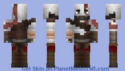 Kratos - God Of War Minecraft Skin
