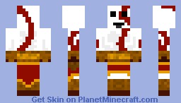 Kratos Minecraft Skin