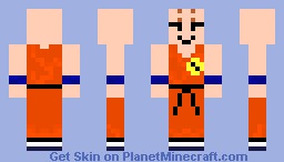 Krillin; Dragon Ball Z Minecraft Skin