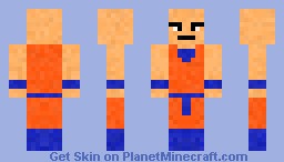 Krillin from DragonBall Minecraft Skin