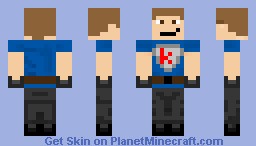 Distorted steve Minecraft Skin
