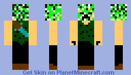 creeper hunter with camoflauge Minecraft Skin