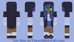 Phantom Hybrid Girl Minecraft Skin