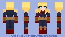 Lady Victory (OC, Female Homelander) Minecraft Skin