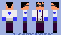 TF2: Medic [BLUE] Minecraft Skin
