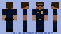 LA sheriff (bulletproof vest) Minecraft Skin