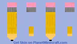 Pencil Minecraft Skin