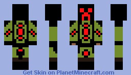 creeper hunter Minecraft Skin