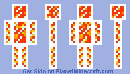 Lava man Minecraft Skin