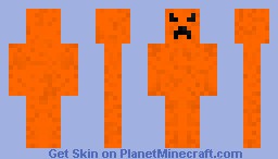 Lava creeper Minecraft Skin