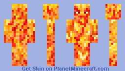 Lava Guy Minecraft Skin