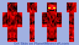 lava man Minecraft Skin