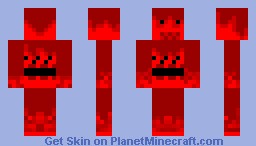 lava man Minecraft Skin