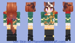 Umamusume-Symboli Rudolf Minecraft Skin