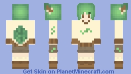 Female Leafeon Minecraft Skin