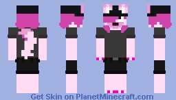 pink dog Minecraft Skin