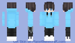 blue Minecraft Skin