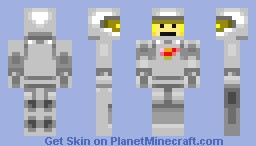 Lego Spaceman White Minecraft Skin