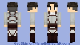 Levi (+ Alternates) Minecraft Skin