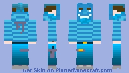 Light Blue Variant (from my World of Color Skin Pack) Minecraft Skin