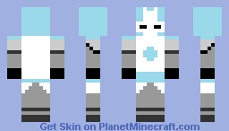 Light blue Knight Minecraft Skin
