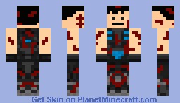 light atmored soldier wounded Minecraft Skin