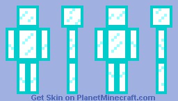 Light Blue Glass Minecraft Skin