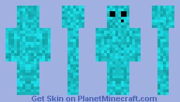 light blue slime Minecraft Skin