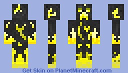 Lightning Creeper Minecraft Skin