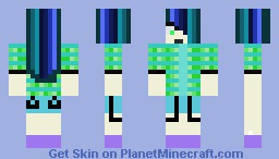Water Girl Minecraft Skin