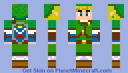 link the legend of zelda Minecraft Skin