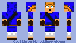 Link skin in water tunic Minecraft Skin