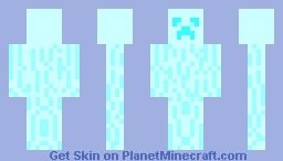 ice creeper Minecraft Skin
