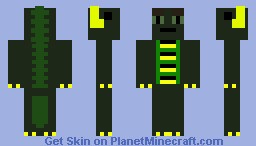 lizard man Minecraft Skin