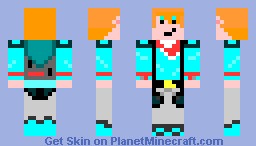 super cool backpack guy Minecraft Skin