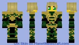 Lloyd (Resistance Armour Gold) Minecraft Skin