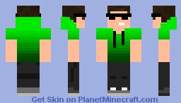 Dude With Green Jacket Minecraft Skin