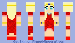 lomadia in a dress Minecraft Skin